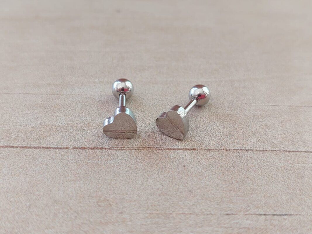 ARO ACERO PIERCING HELIX CORAZÓN - Zona Once | Distribuidora Mayorista ...